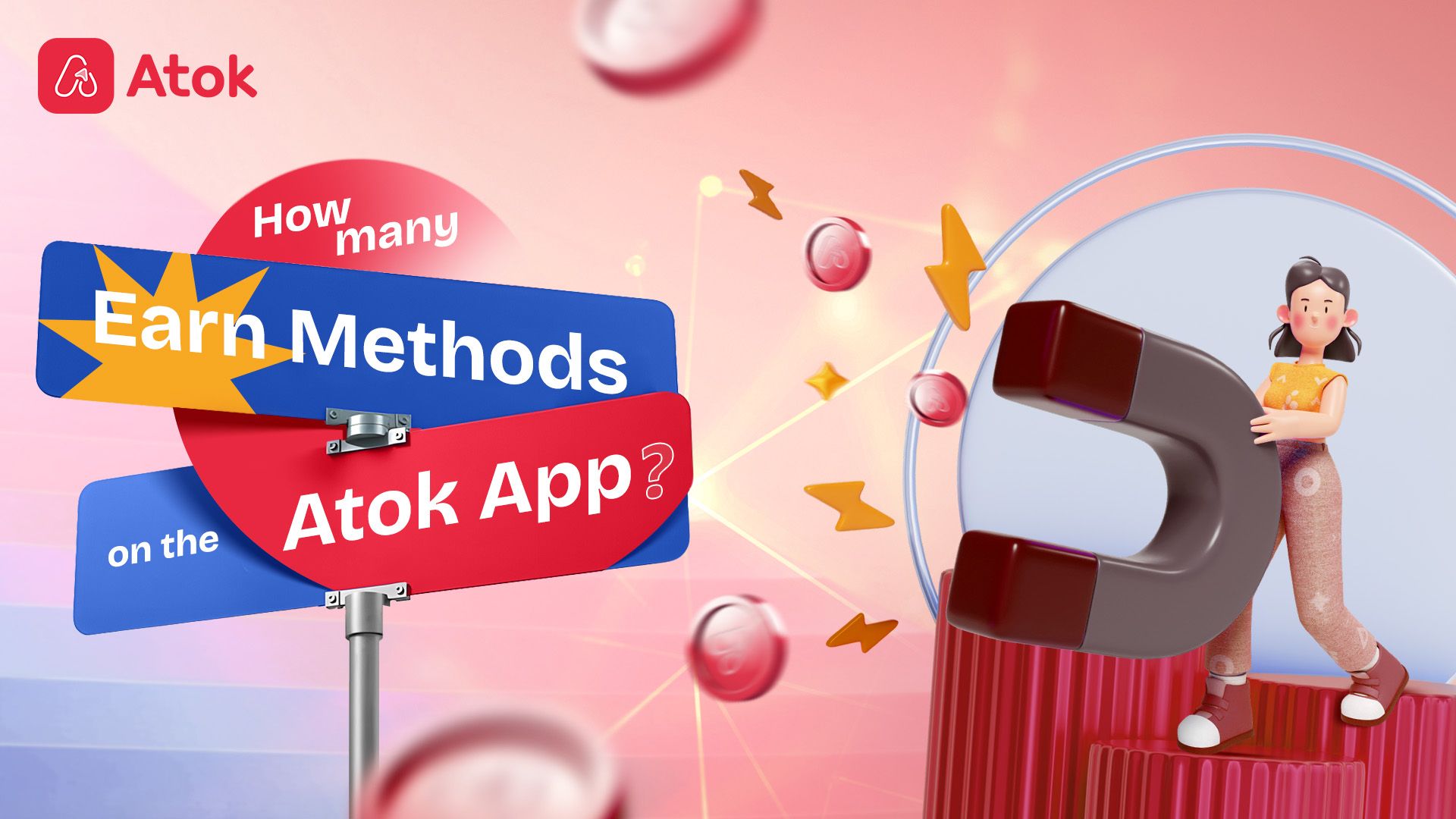 How Many Earn Methods Can It Be On The Atok App ? | Atok